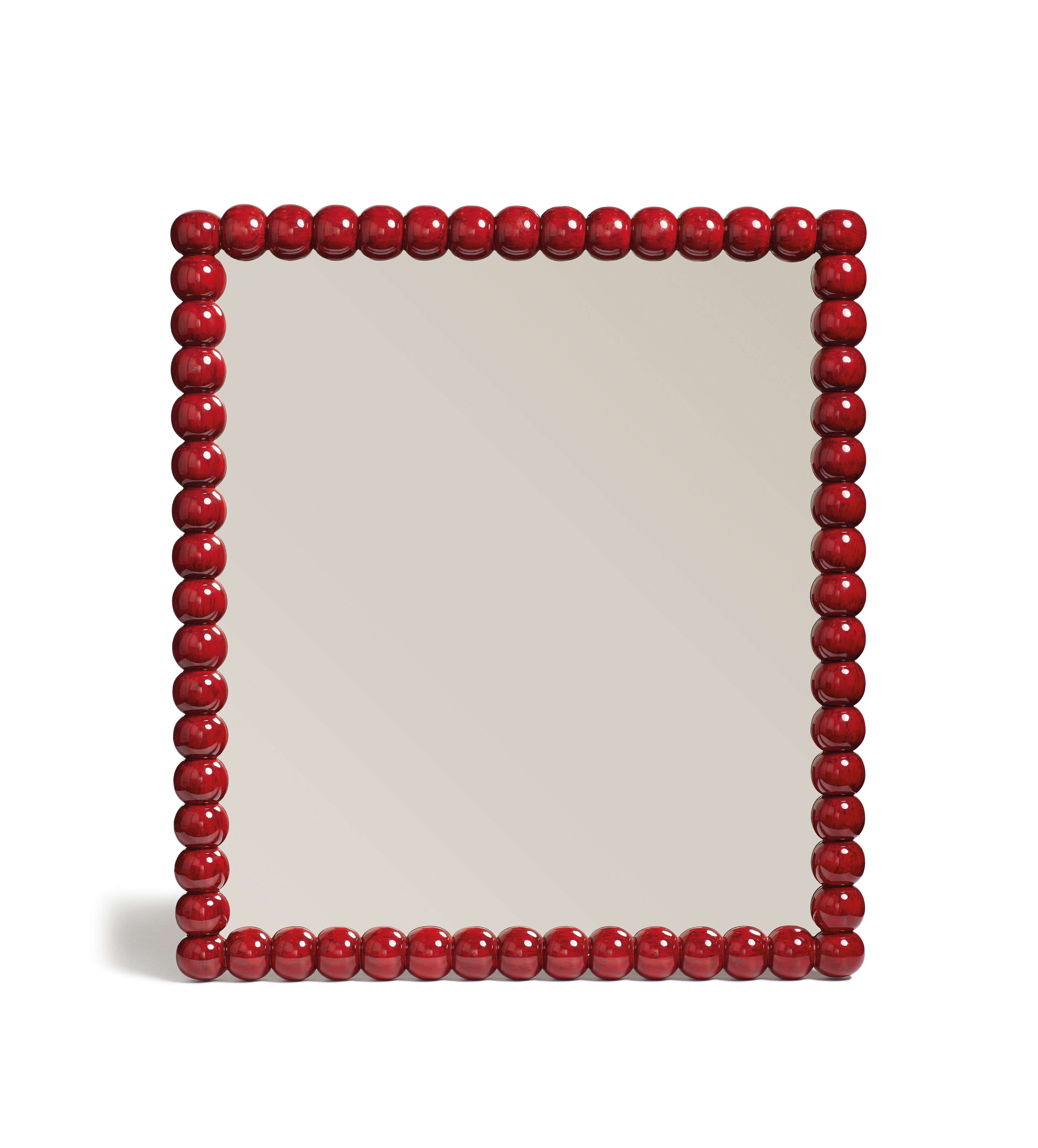 Bobina Bobble Mirror - Chinese Red | OKA