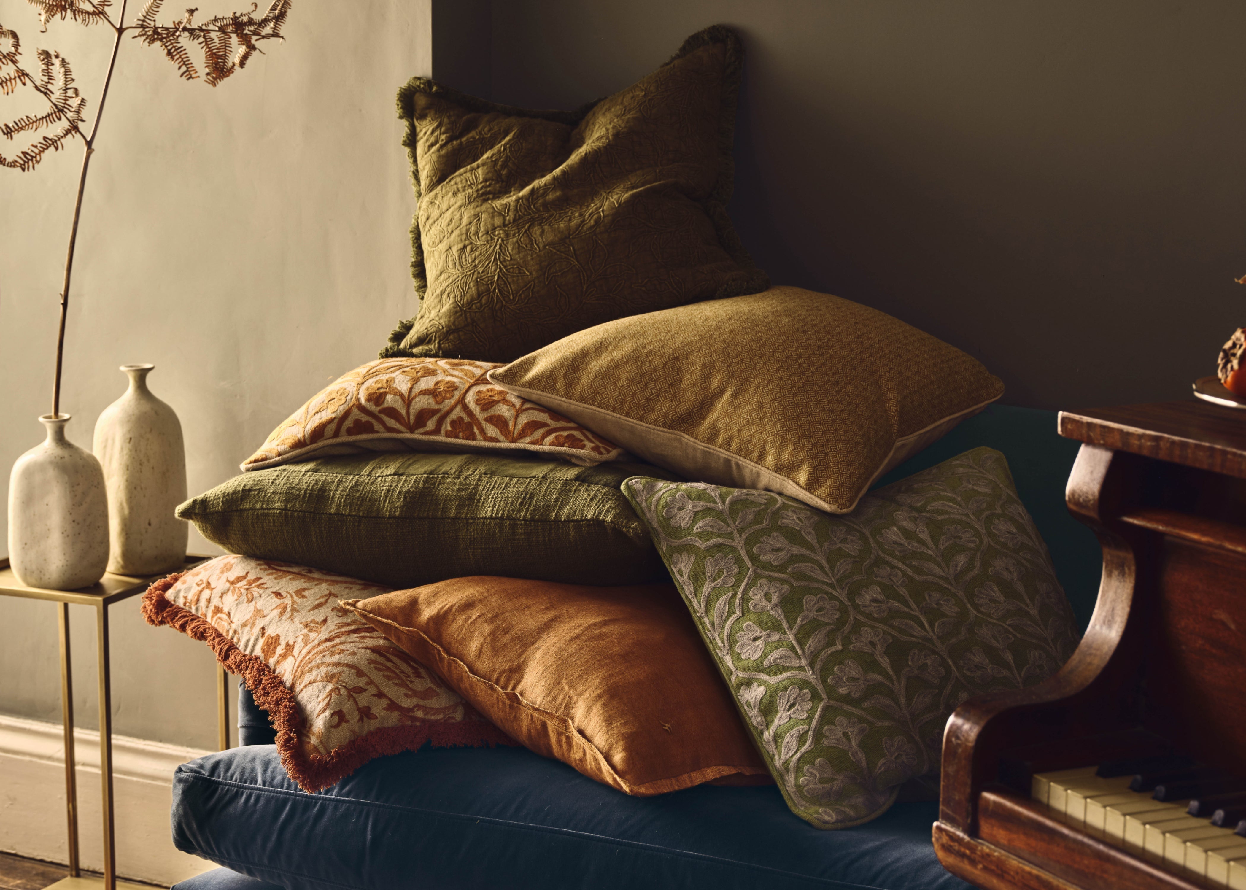 Choosing Cushion Colours For Your Home | OKA