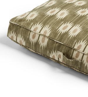 Medium Akino Pet Cushion - Olive Green | OKA