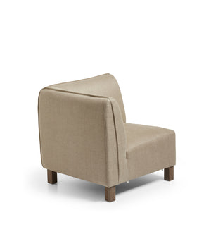 Alora Modular Sofa - Corner Unit - Wild Oats Wide Herringbone | OKA
