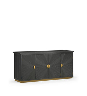 Araphel Sideboard - Ebonised Black Oak | OKA