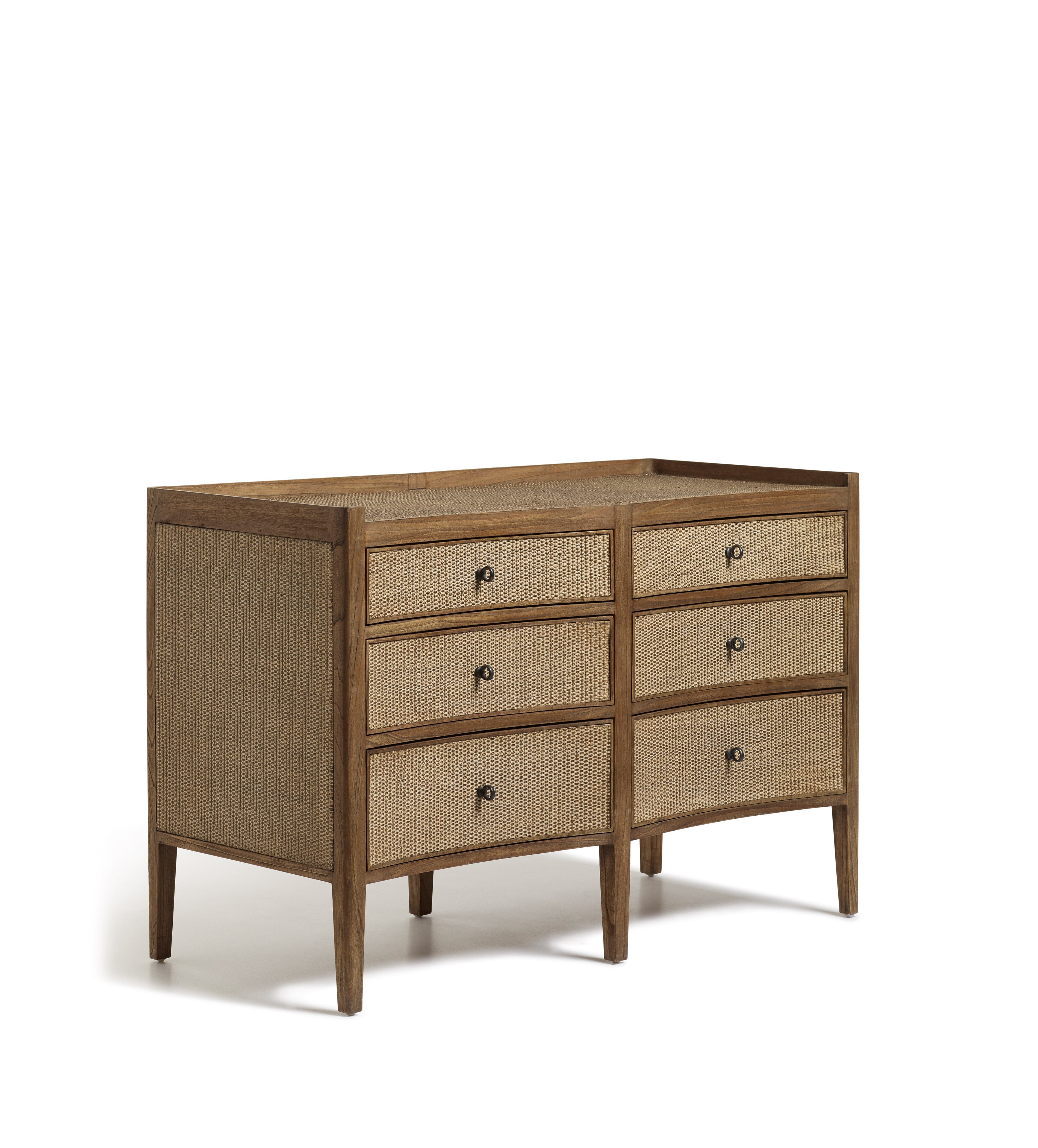 Balabac Rattan Chest of Drawers - Natural | OKA