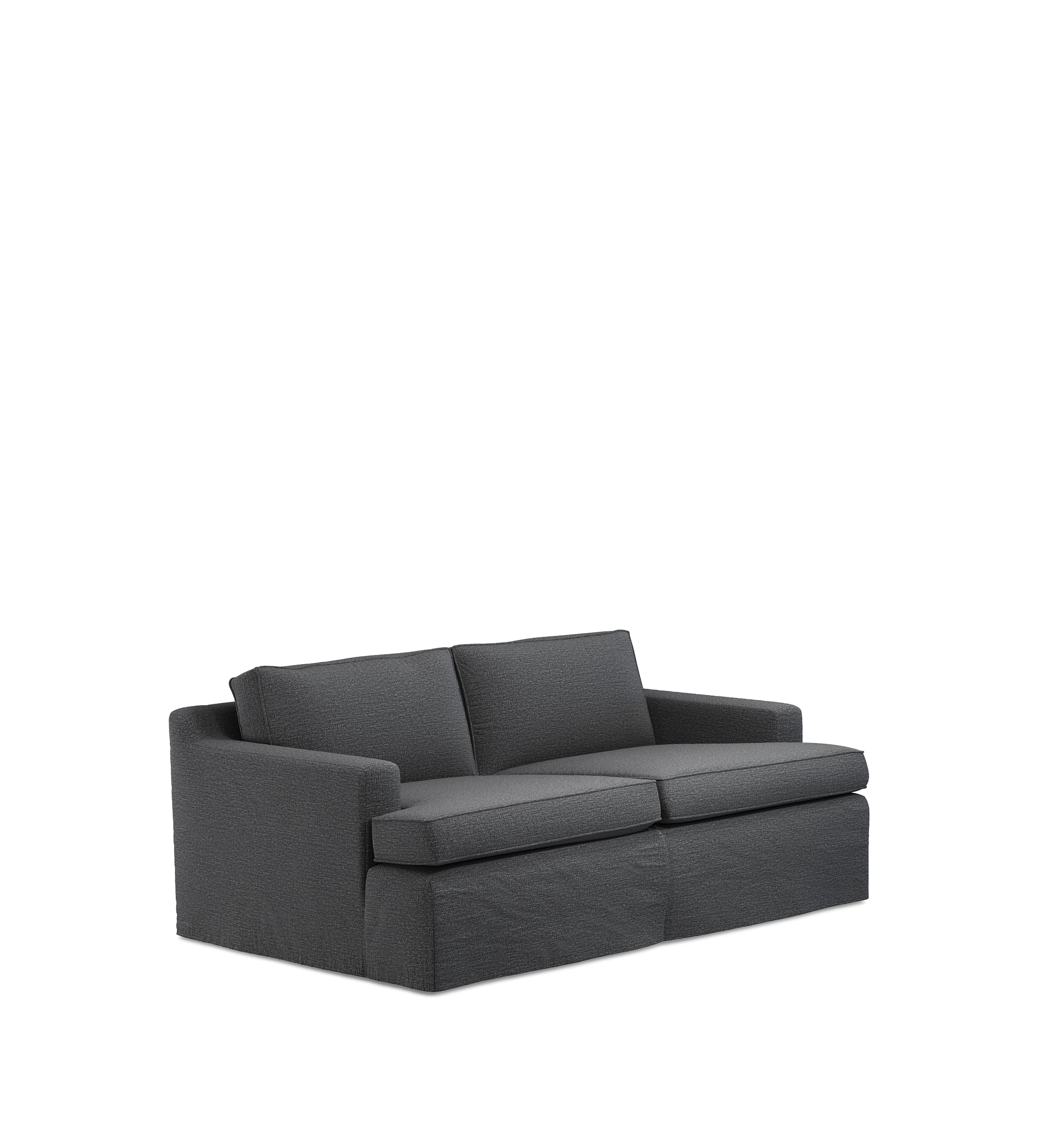 COVER ONLY - Beale Clever Linen Loose Cover for 2-Seater Sofa ...