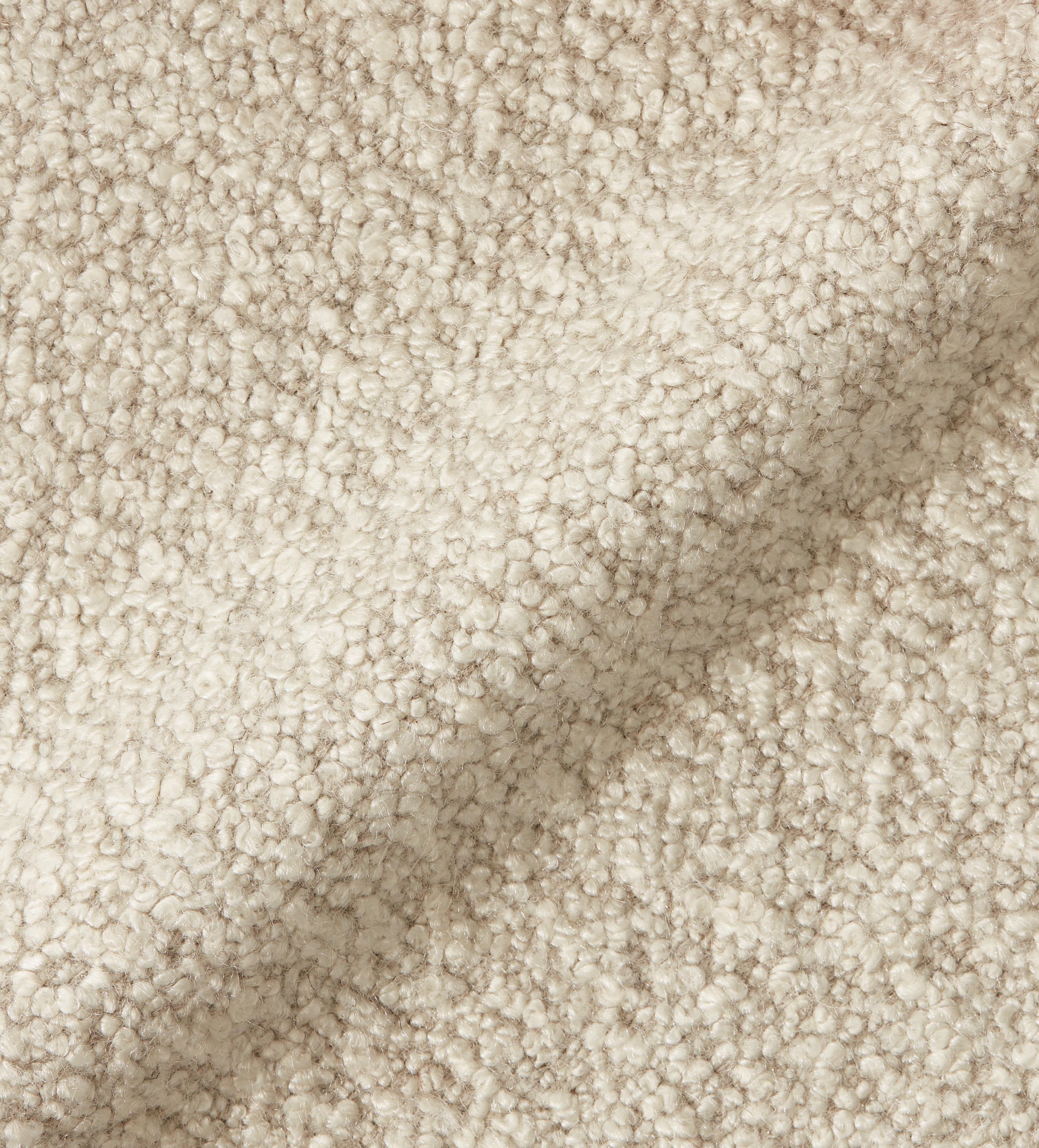 Bouclé Fabric Swatch - Oatmeal Natural | OKA