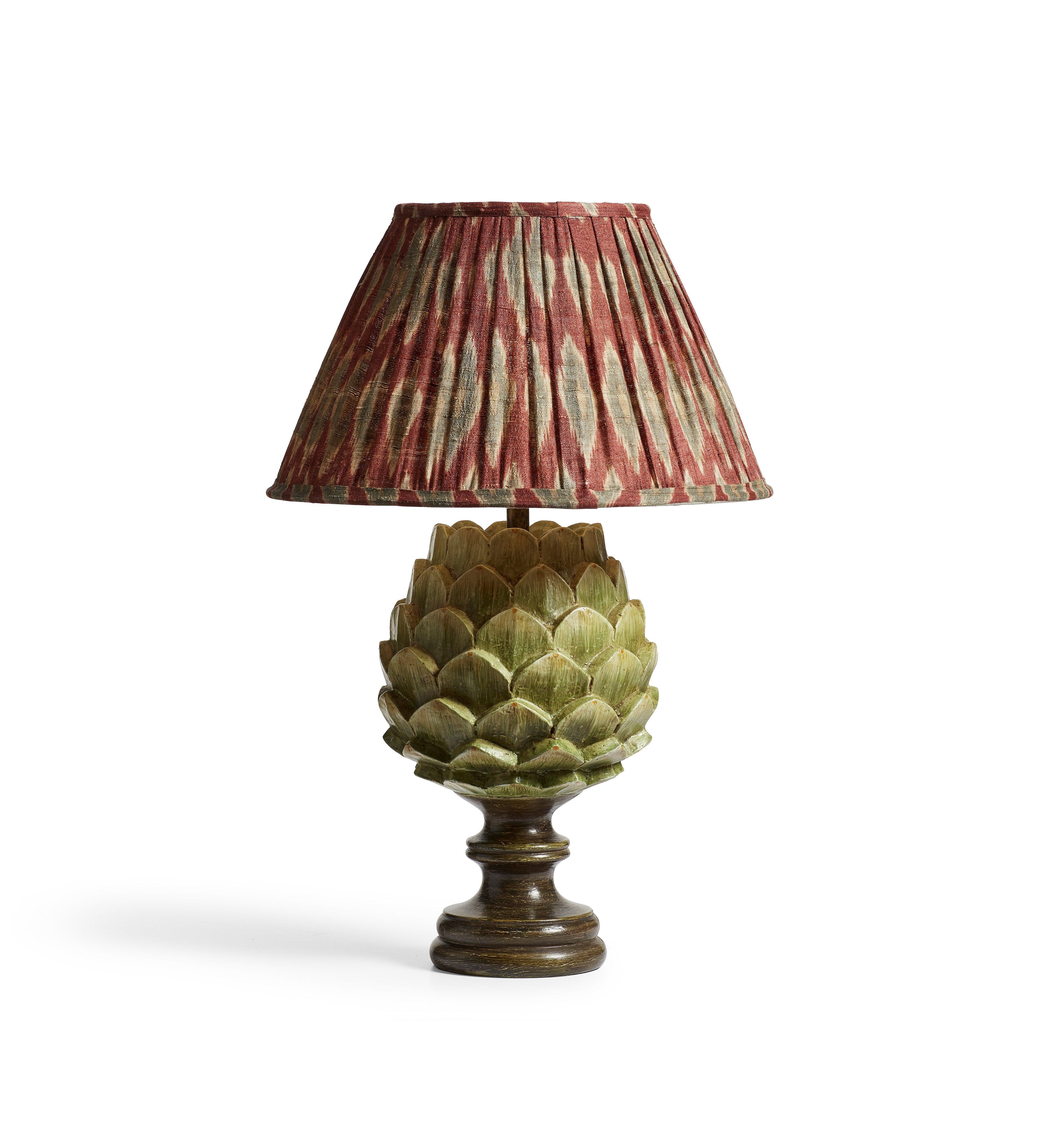 Chitrika Table Lamp Base - Green | OKA