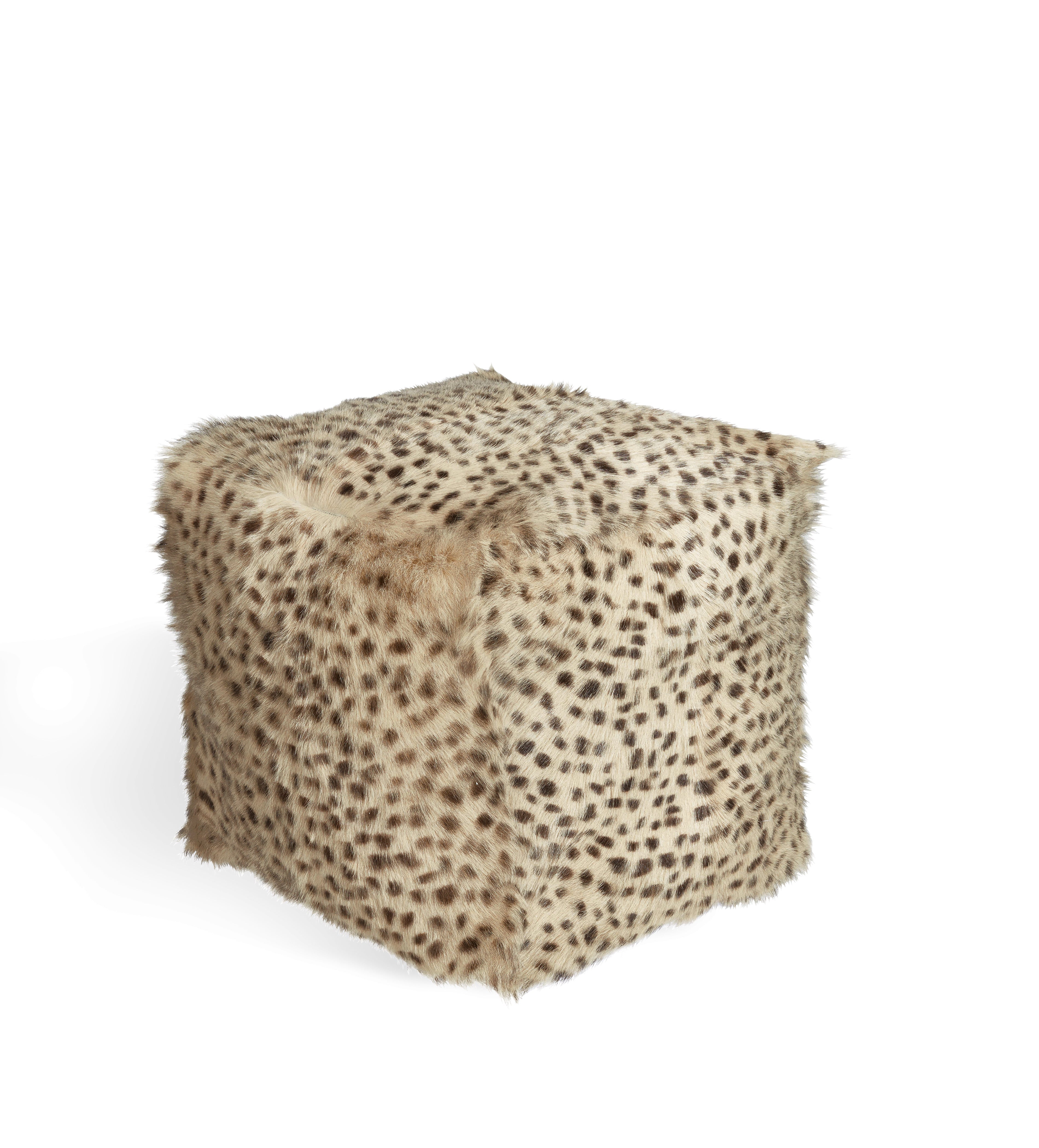 Chyangra Floor Cushion - Cheetah | OKA