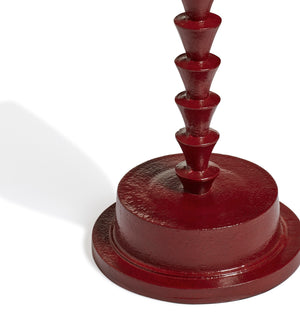 Clara Floor Lamp Base - Dark Red | OKA