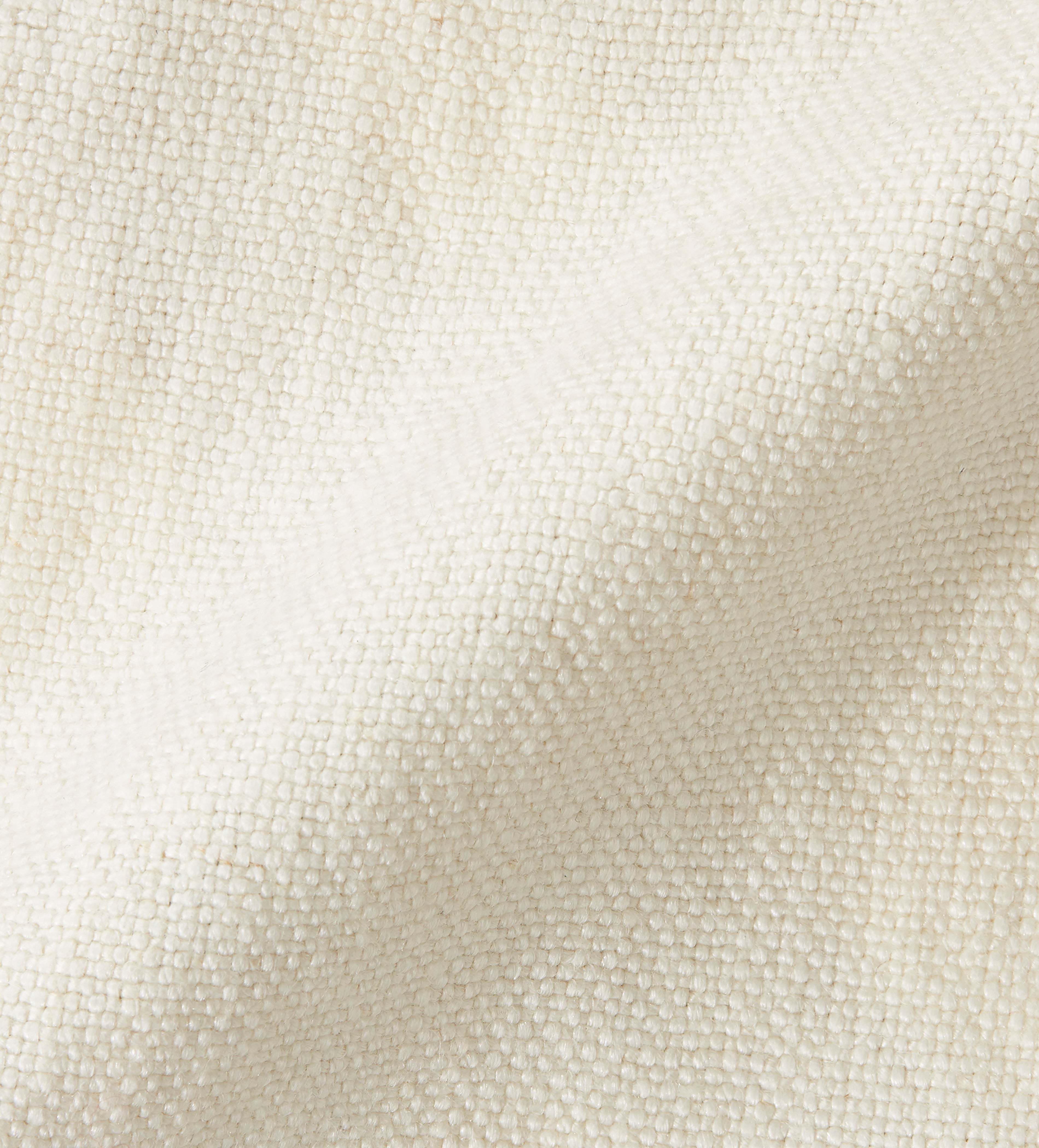 Clever Linen Fabric Swatch - Dyed Oyster White | OKA