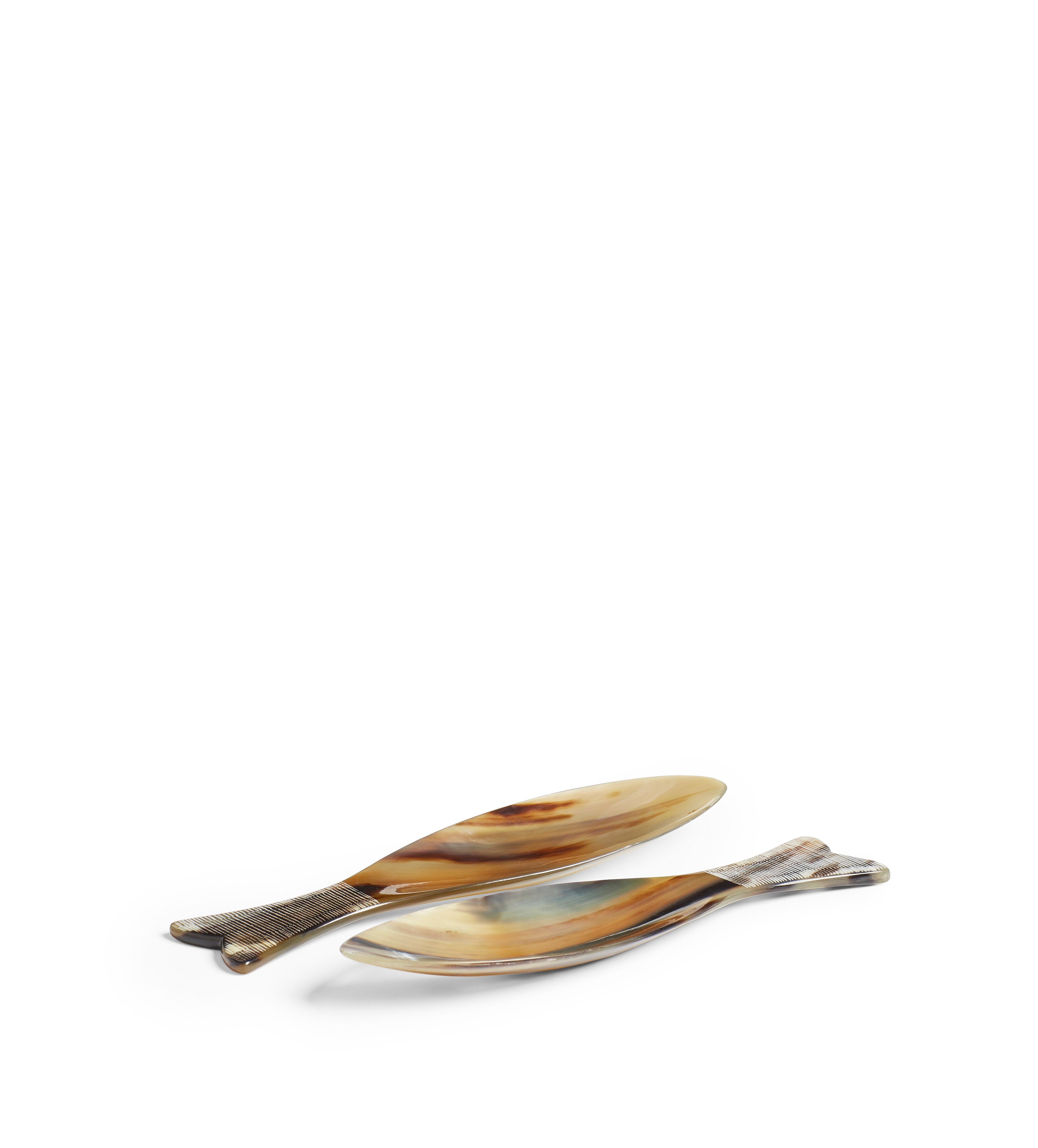 Coralia Salad Servers Pair - Natural | OKA