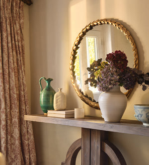 Daphne Mirror - Gold | OKA