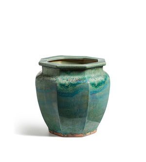 Eldoris Planter - Antique Green | OKA