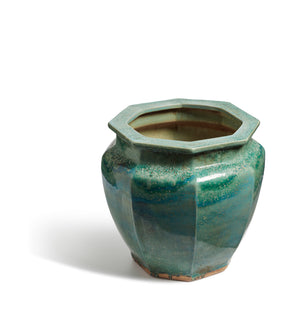 Eldoris Planter - Antique Green | OKA