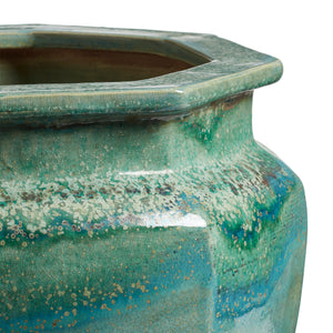 Eldoris Planter - Antique Green | OKA