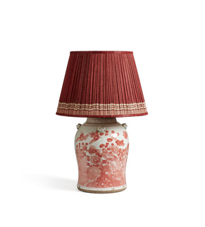 Fenghuang Table Lamp Base - Red/White | OKA