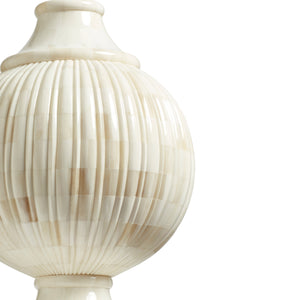 Fragranza Bone Table Lamp Base - Bone Off-White | OKA