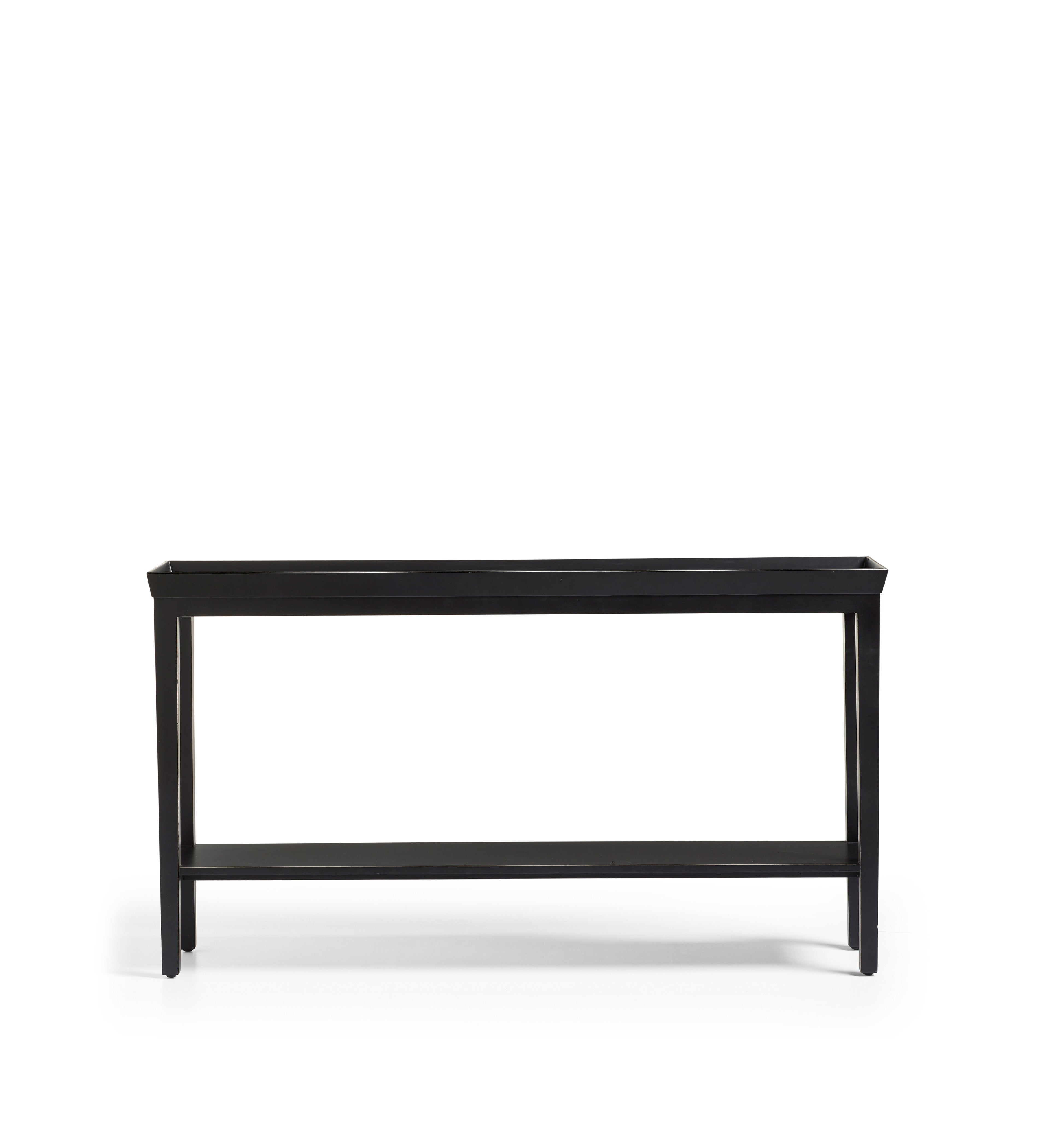 Gustavian Console Table - Jet Black | OKA