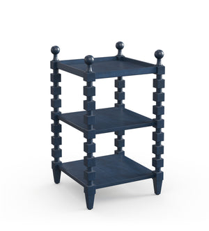 Huxley Side Table - Pure Indigo Blue | OKA