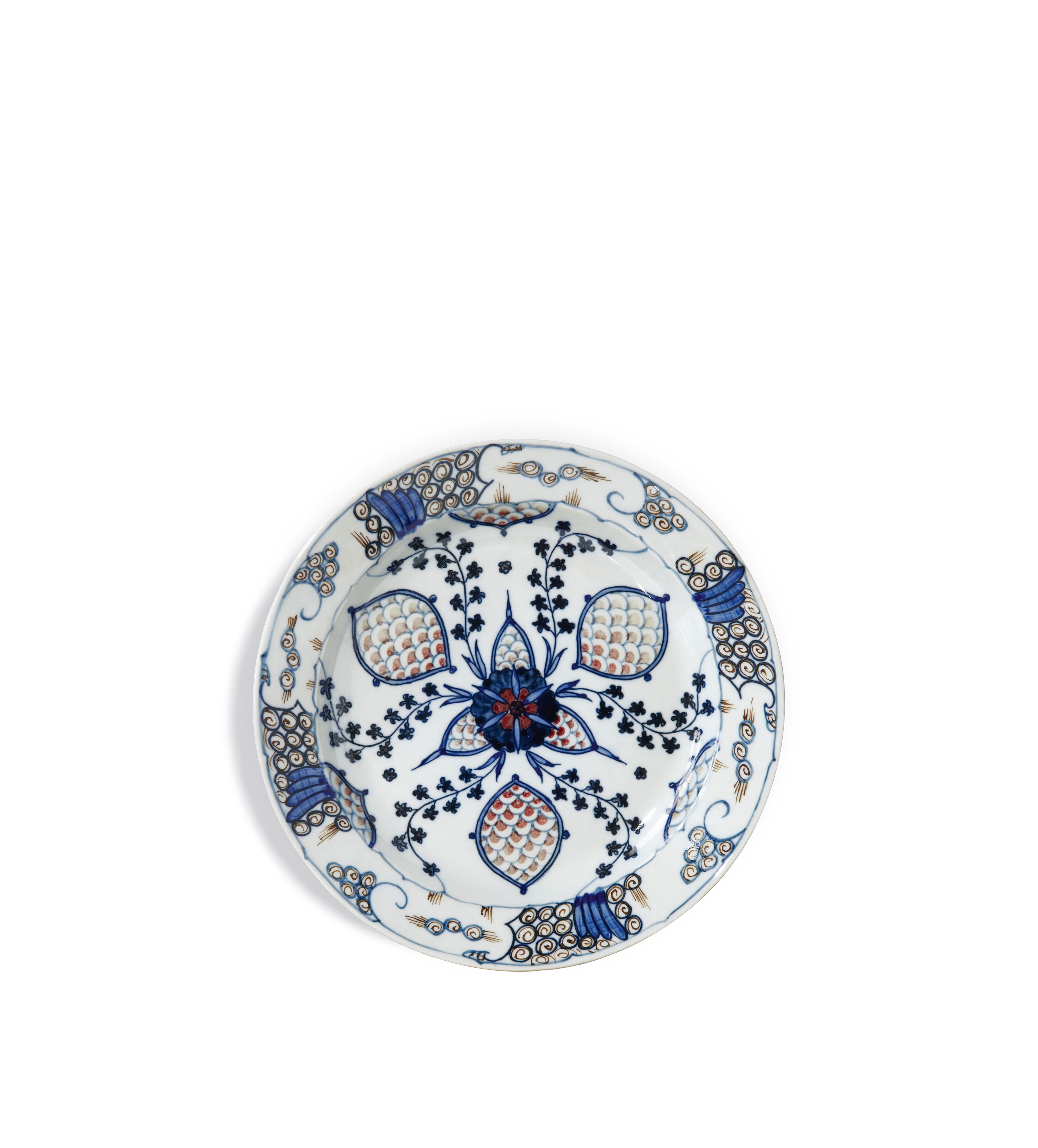 Isphahan Side Plates - Set of Four - Multi-Coloured | OKA