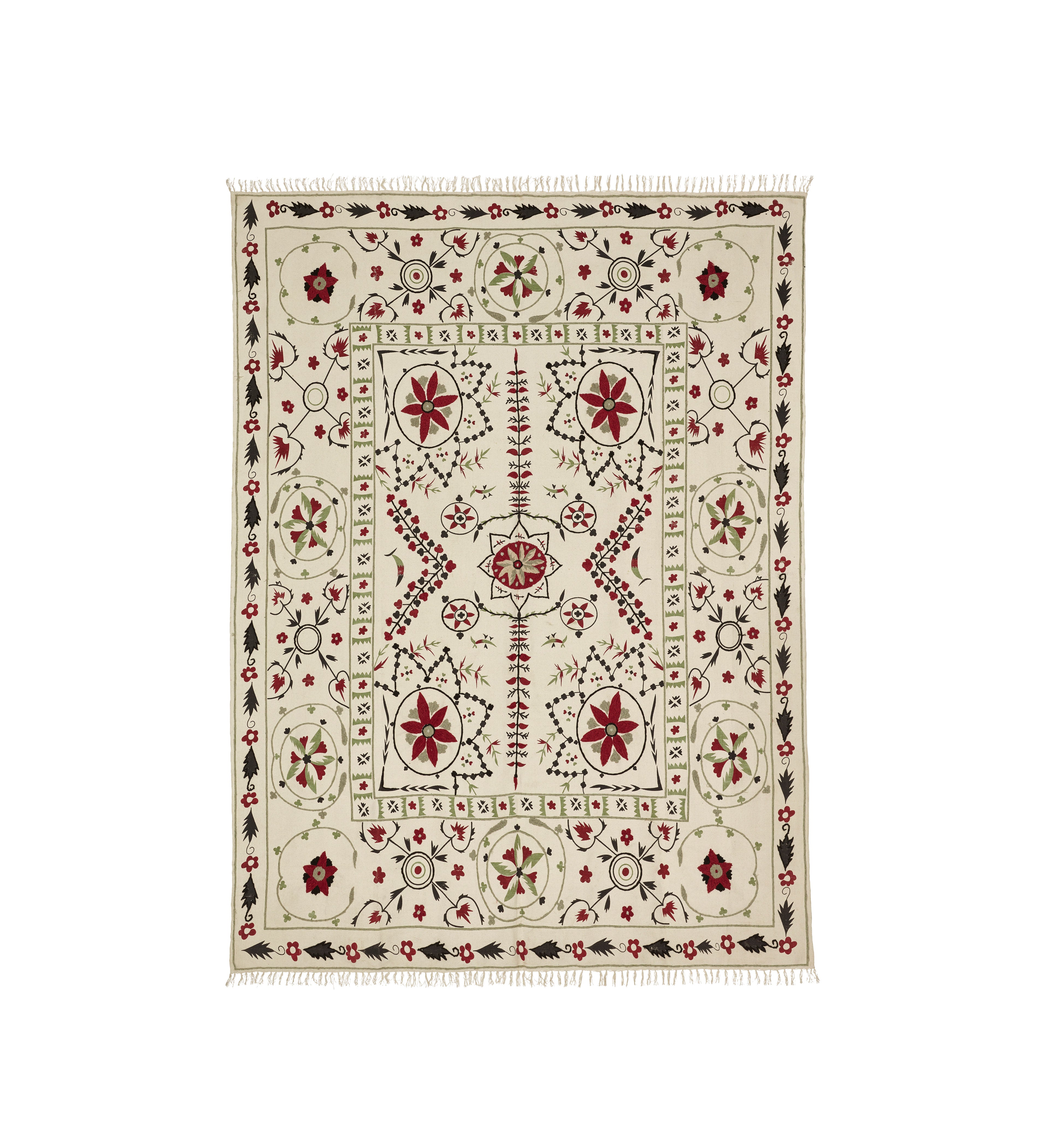 Ivy Rug 244x305cm - Natural Brown/Multi-Coloured | OKA