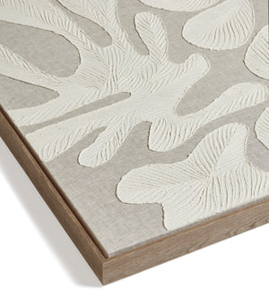 Korala Hand-Painted Linen Wall Art - Natural | OKA