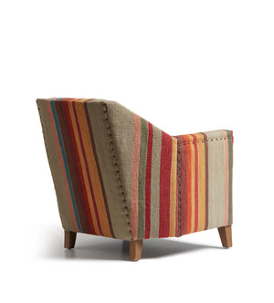George Club Chair - Large - Multi-Coloured | OKA