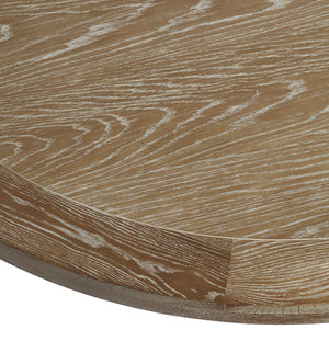 Arthur Round Dining Table - Large - Burnt Oak Brown | OKA