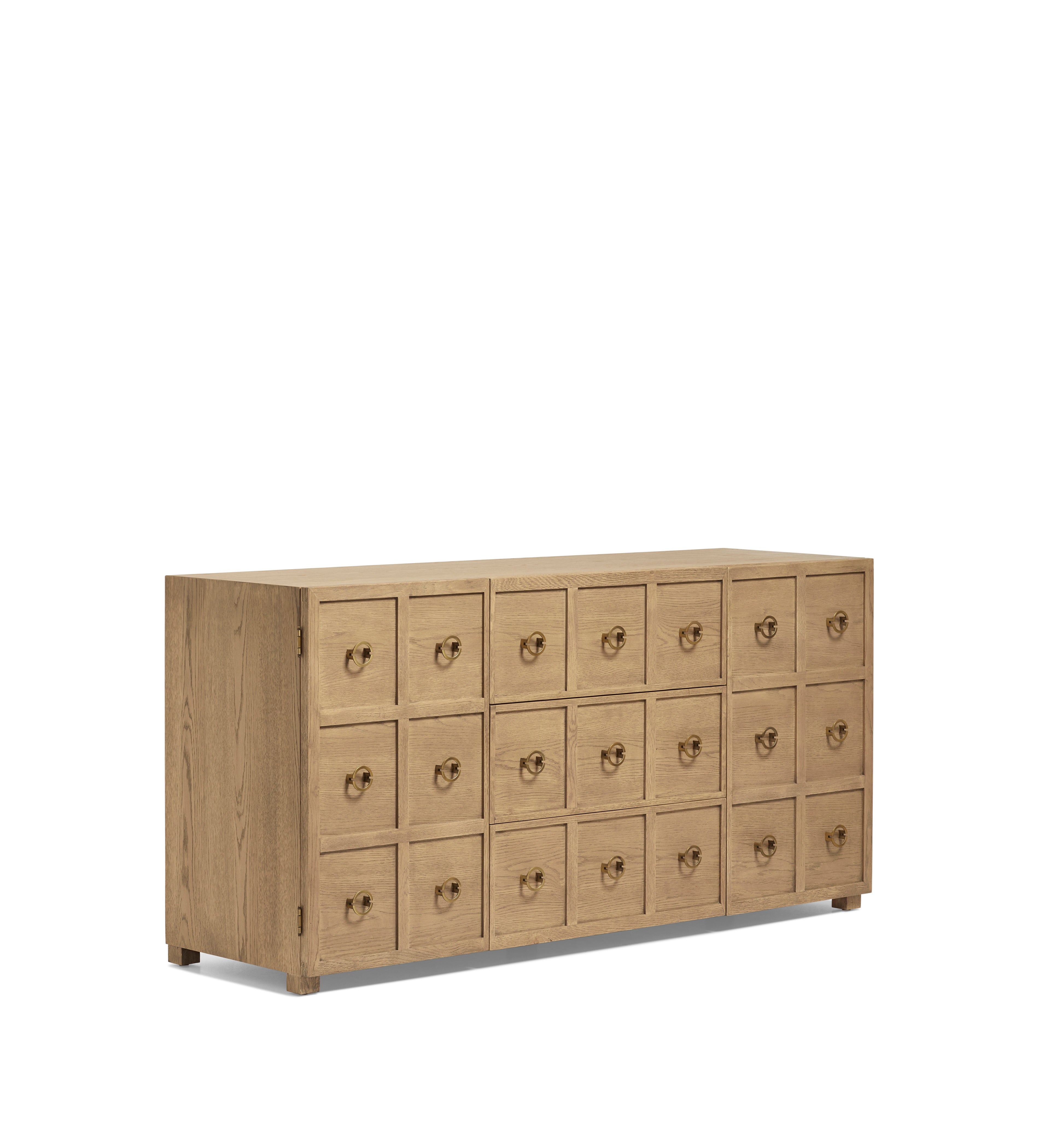 Lauretta Sideboard - Weathered Oak | OKA