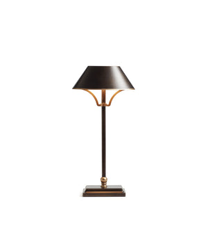 Mini Grisewood Wireless Lamp and Shade - Brown | OKA