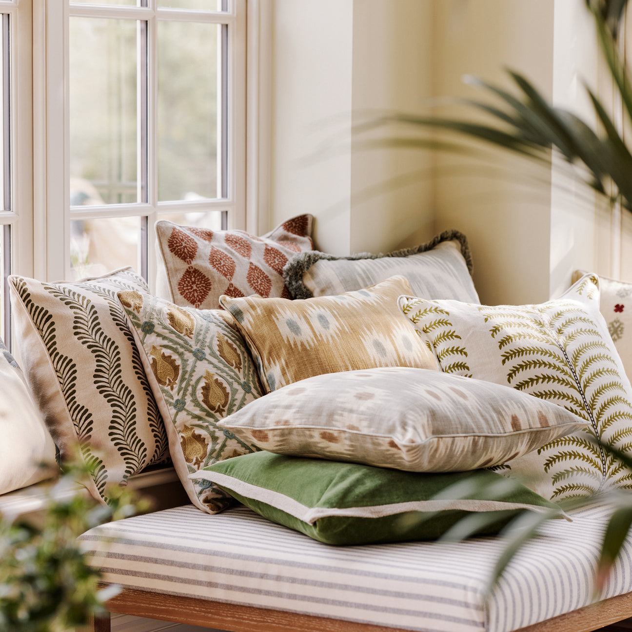 Silk Cushions & Cushion Covers | OKA