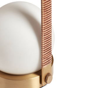 Neoma Wireless Table Lamp Base - White/Gold | OKA