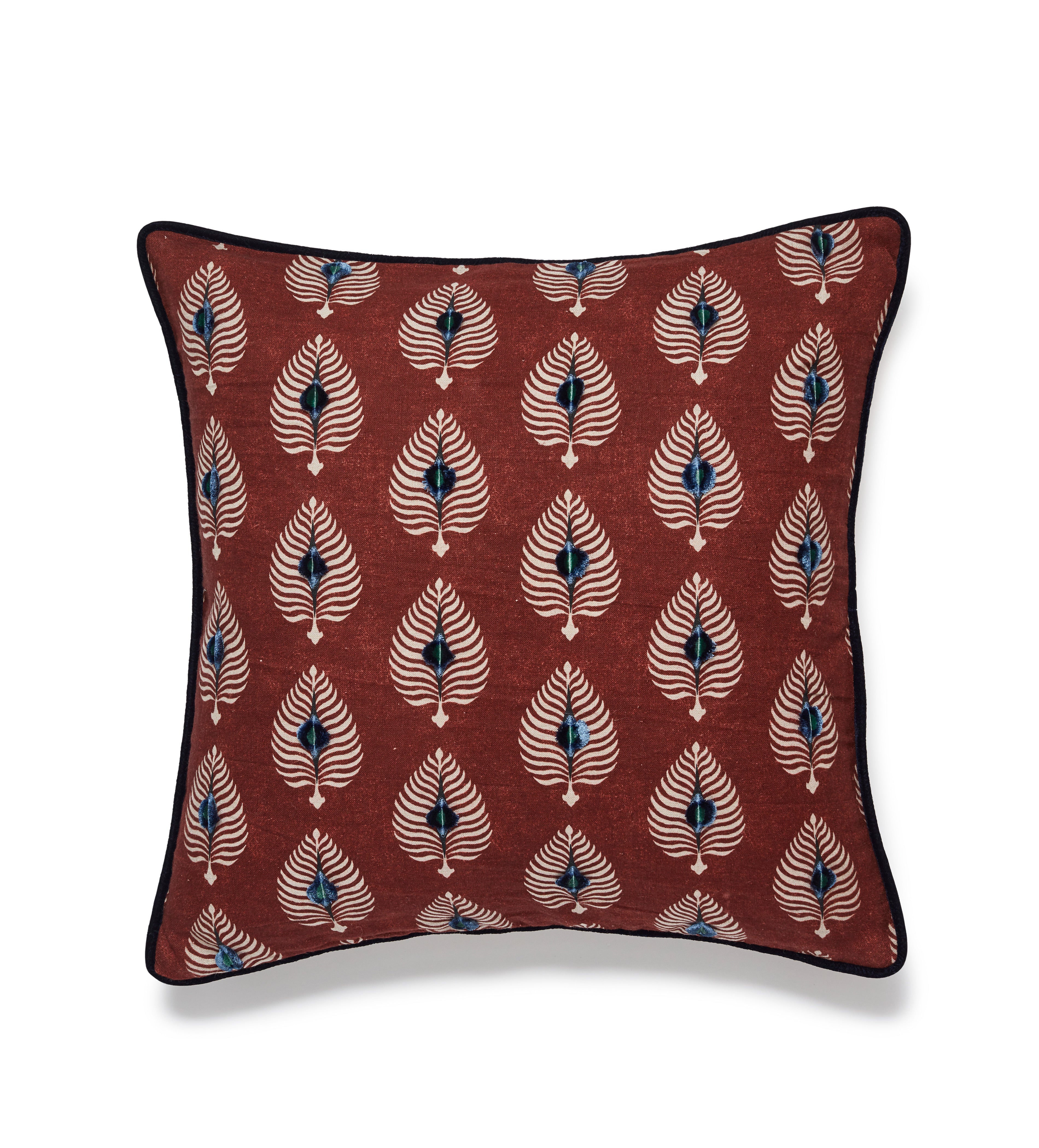 Ocellus Cushion Cover - Red Garnet | OKA