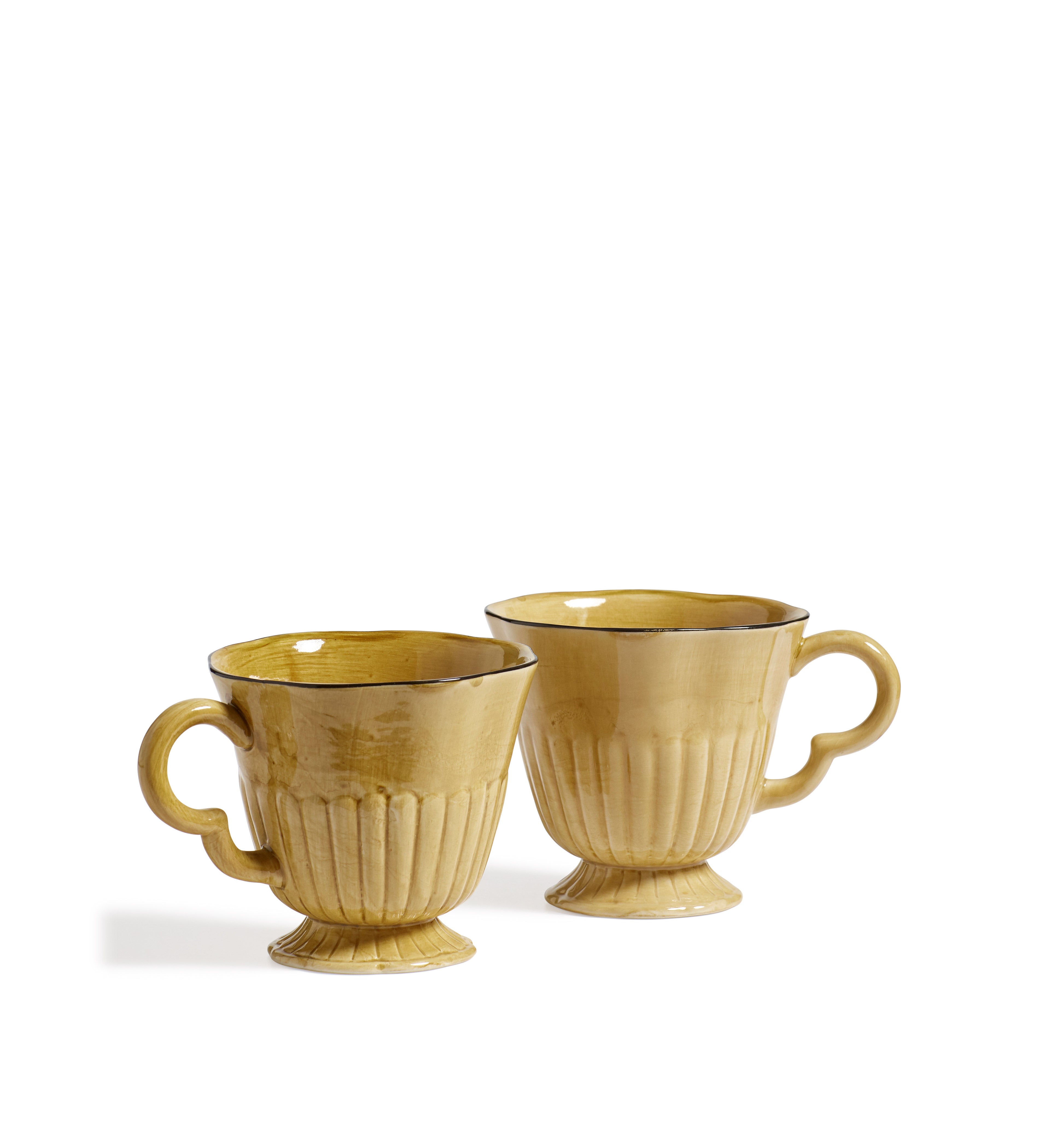 Winslow Mugs Pair - Yellow | OKA