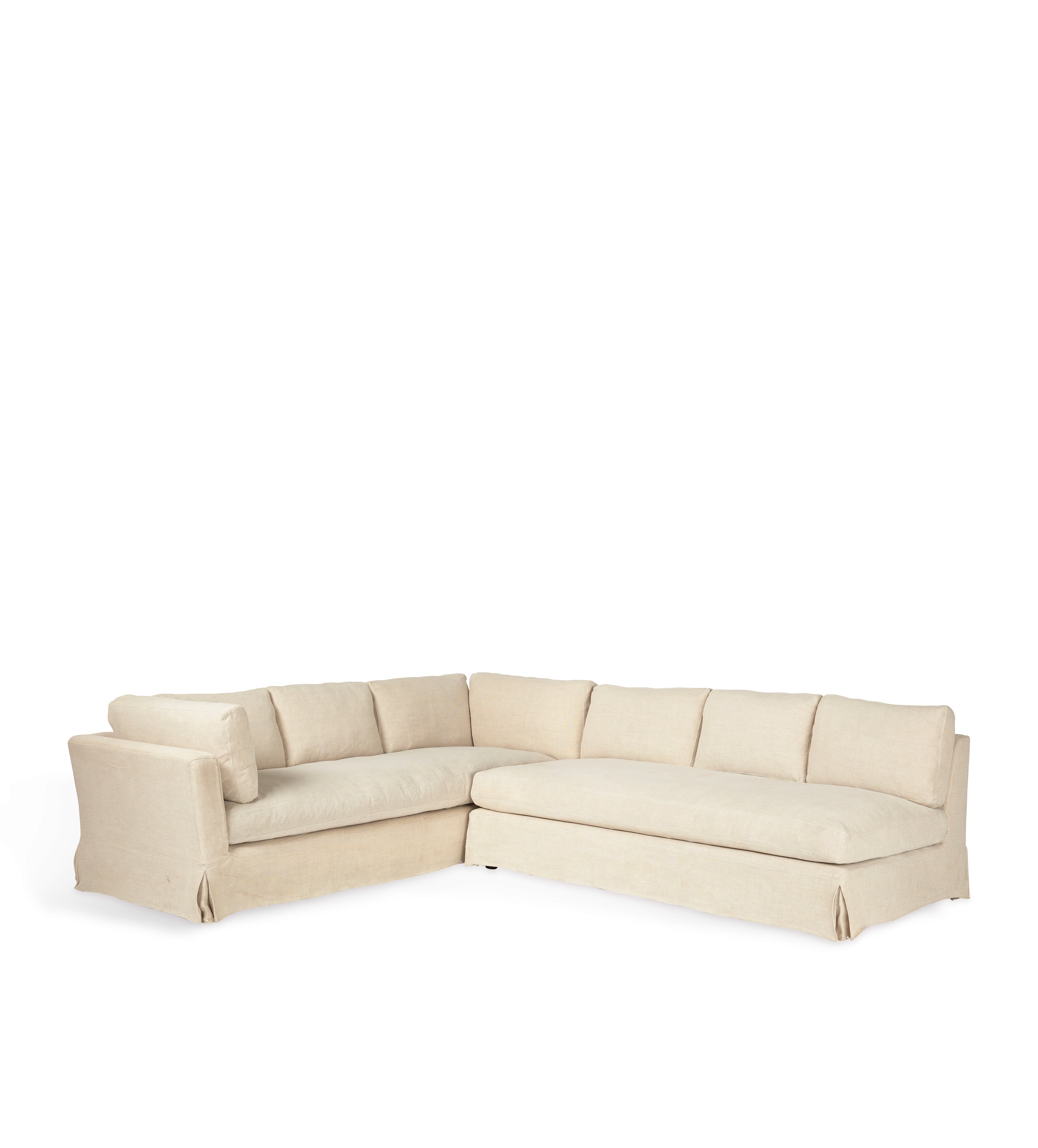 Pietro Corner Sofa - Flax | OKA