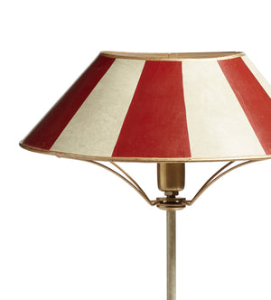 Purdy Table Lamp and Shade - Chinese Red | OKA