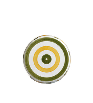 Rander Ceramic Stool - Spruce/Yellow | OKA