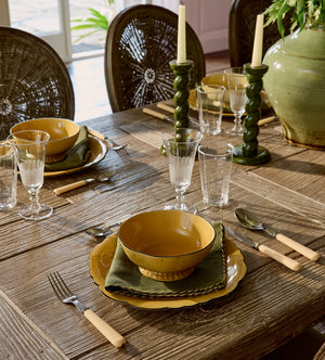 Gideon Tall Tumblers - Set of Four - Clear | OKA