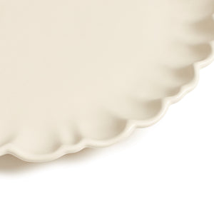 Marissa Dinner Plates - Set of Six - Clay White | OKA