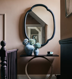 Sorrel Mirror - Black | OKA