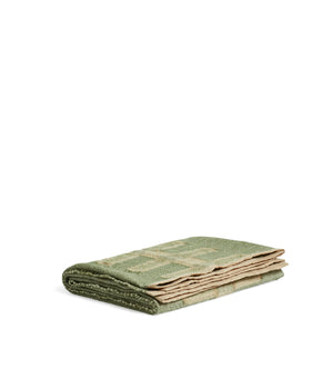 Sycamore Throw - Green/Natural Brown | OKA