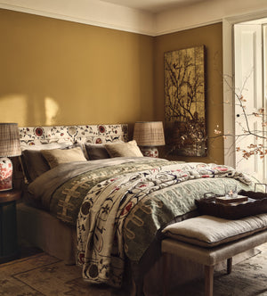 Sycamore Throw - Green/Natural Brown | OKA