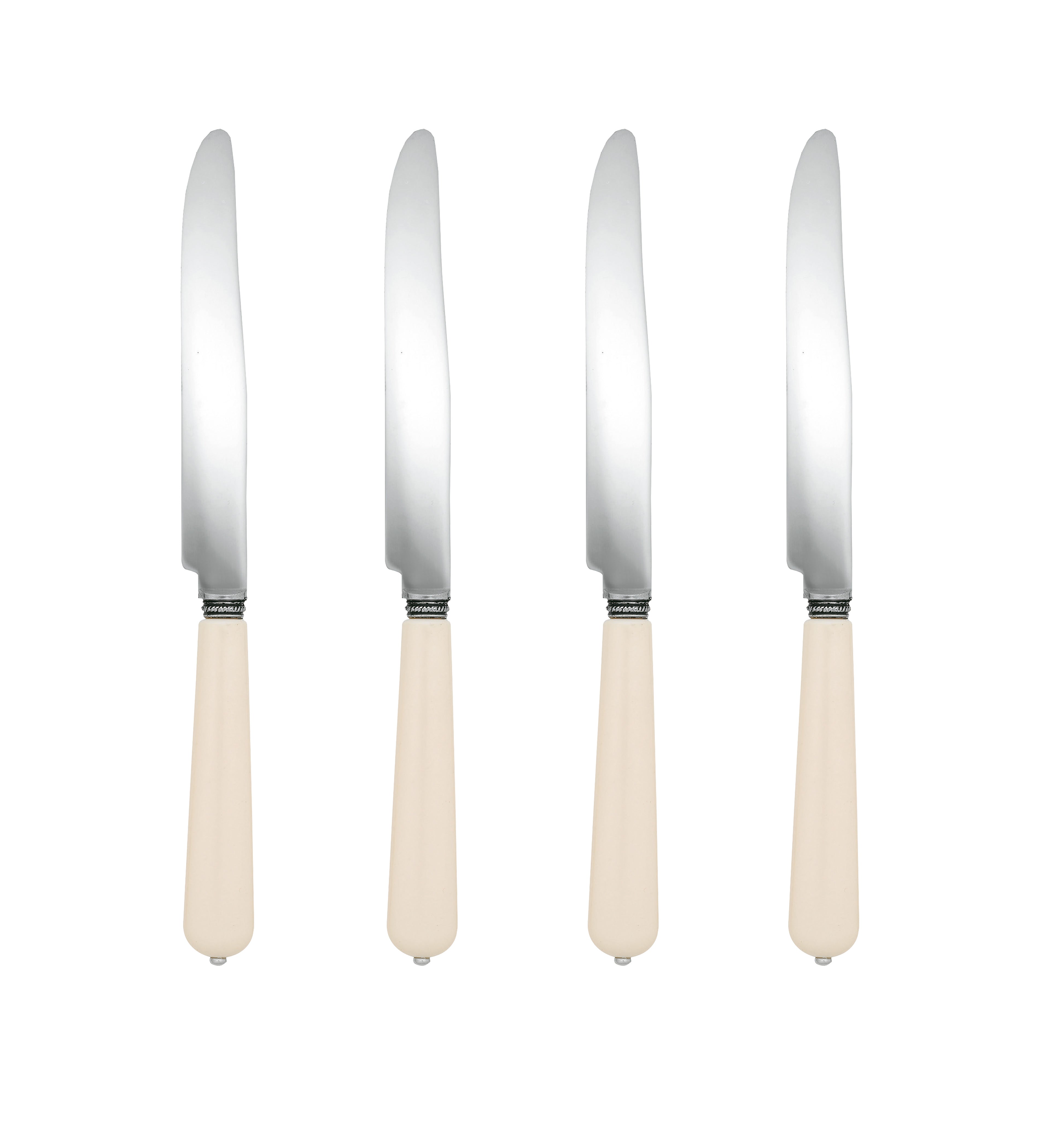 Table Knives - Set of Four - Ivory White | OKA