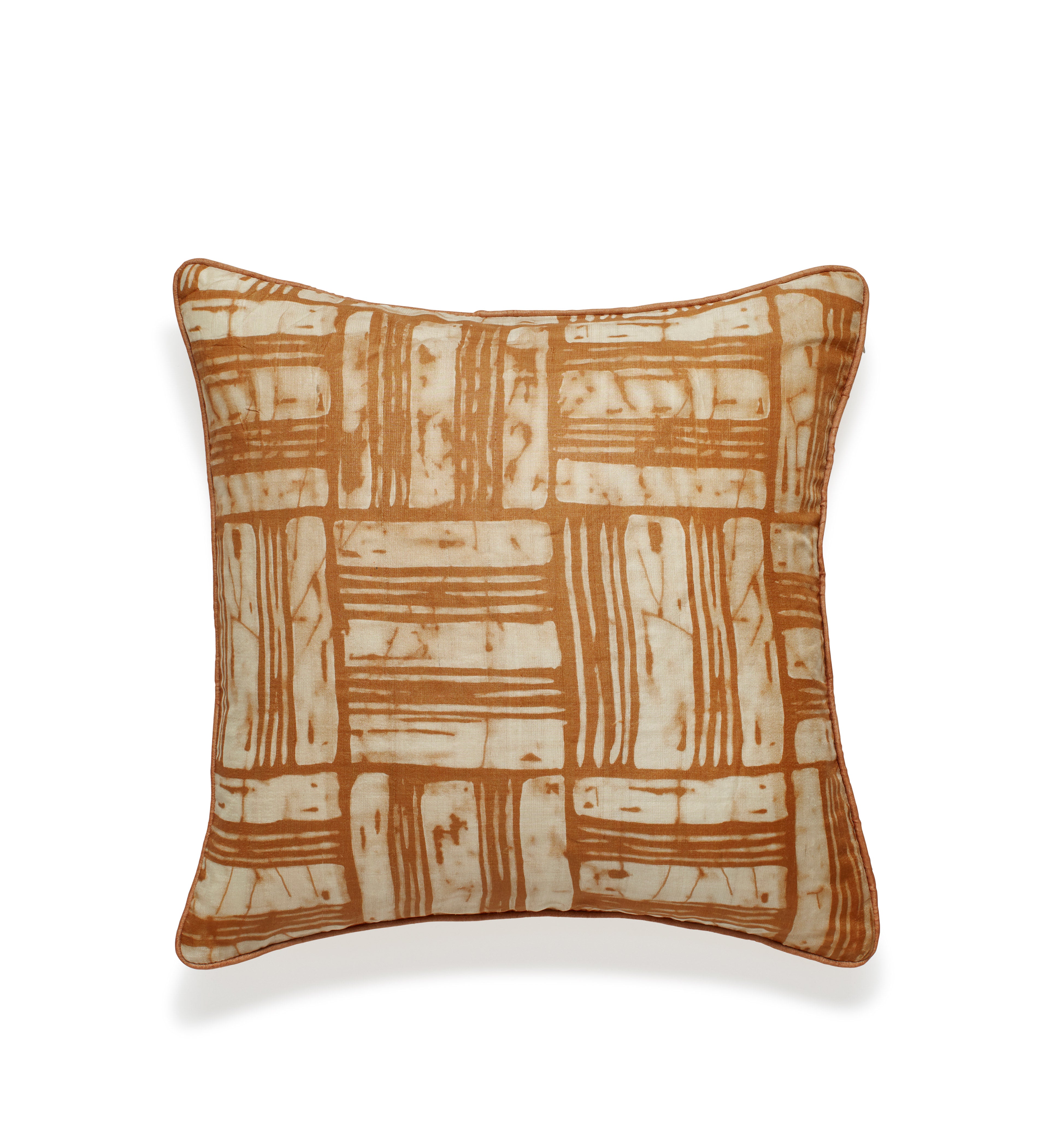 Taika Cushion Cover - Aged Terracotta Red | OKA