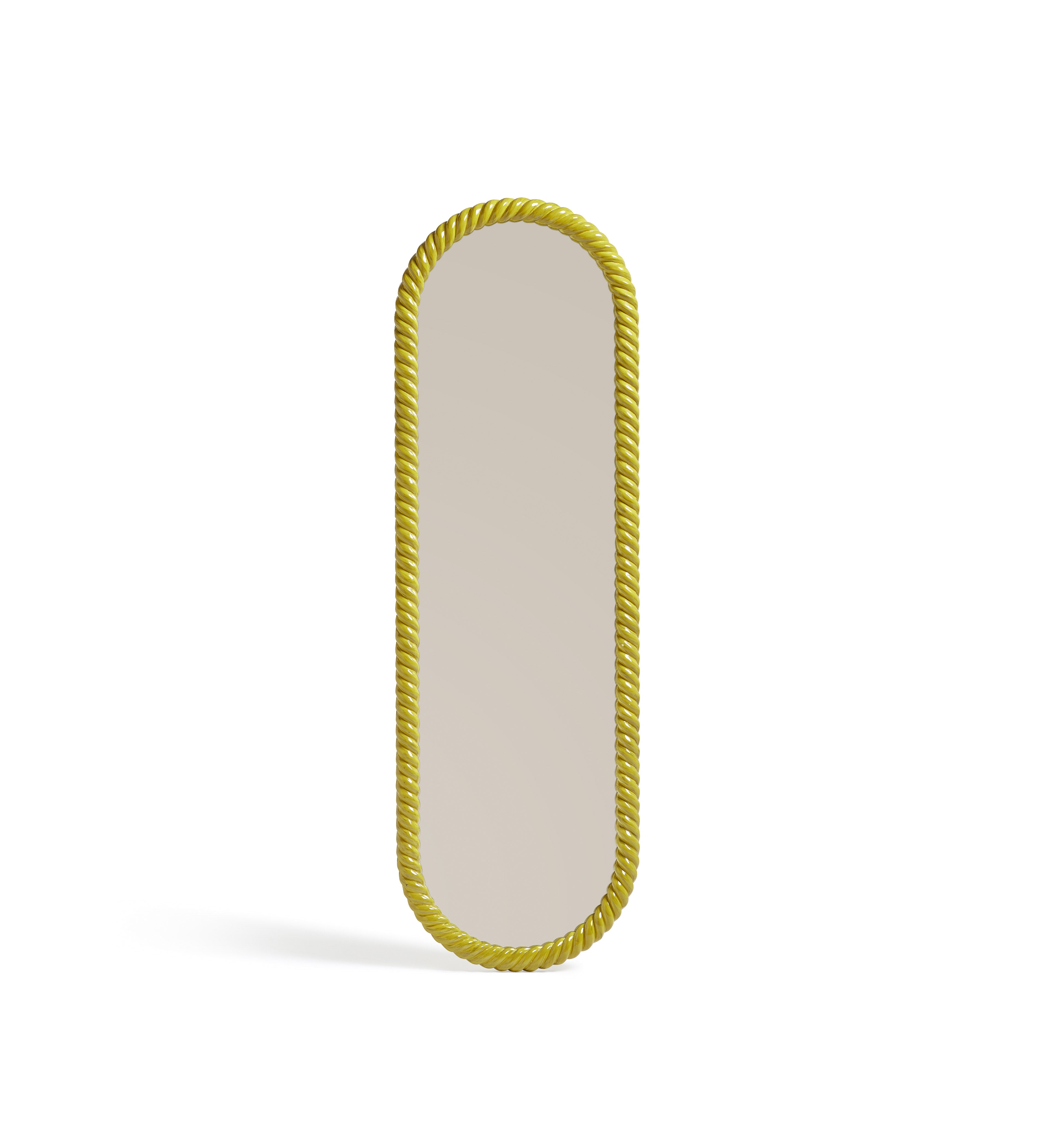 Lilo Wall Mirror - Zest Yellow | OKA