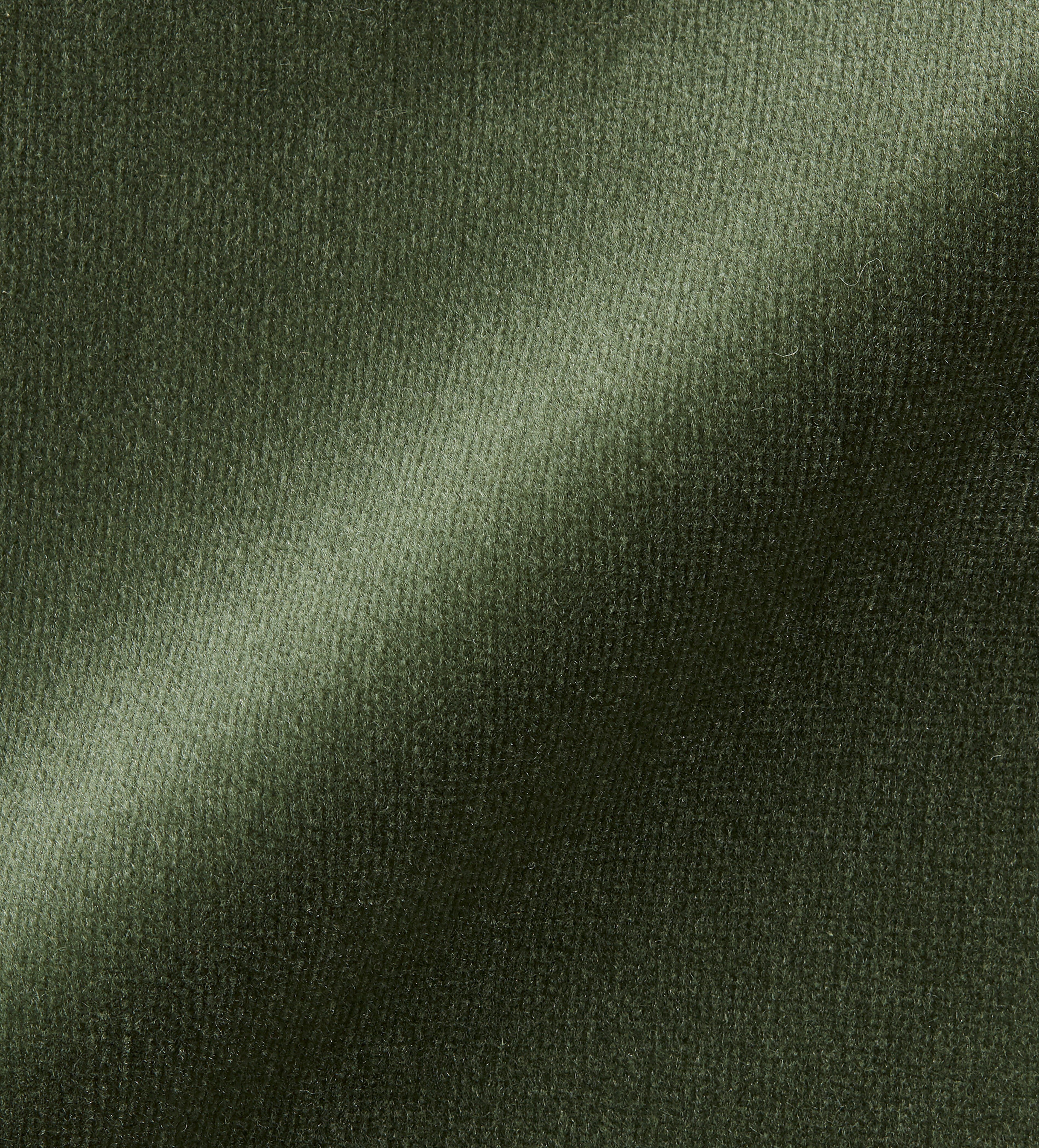 Velvet Fabric Swatch - Moss Green | OKA