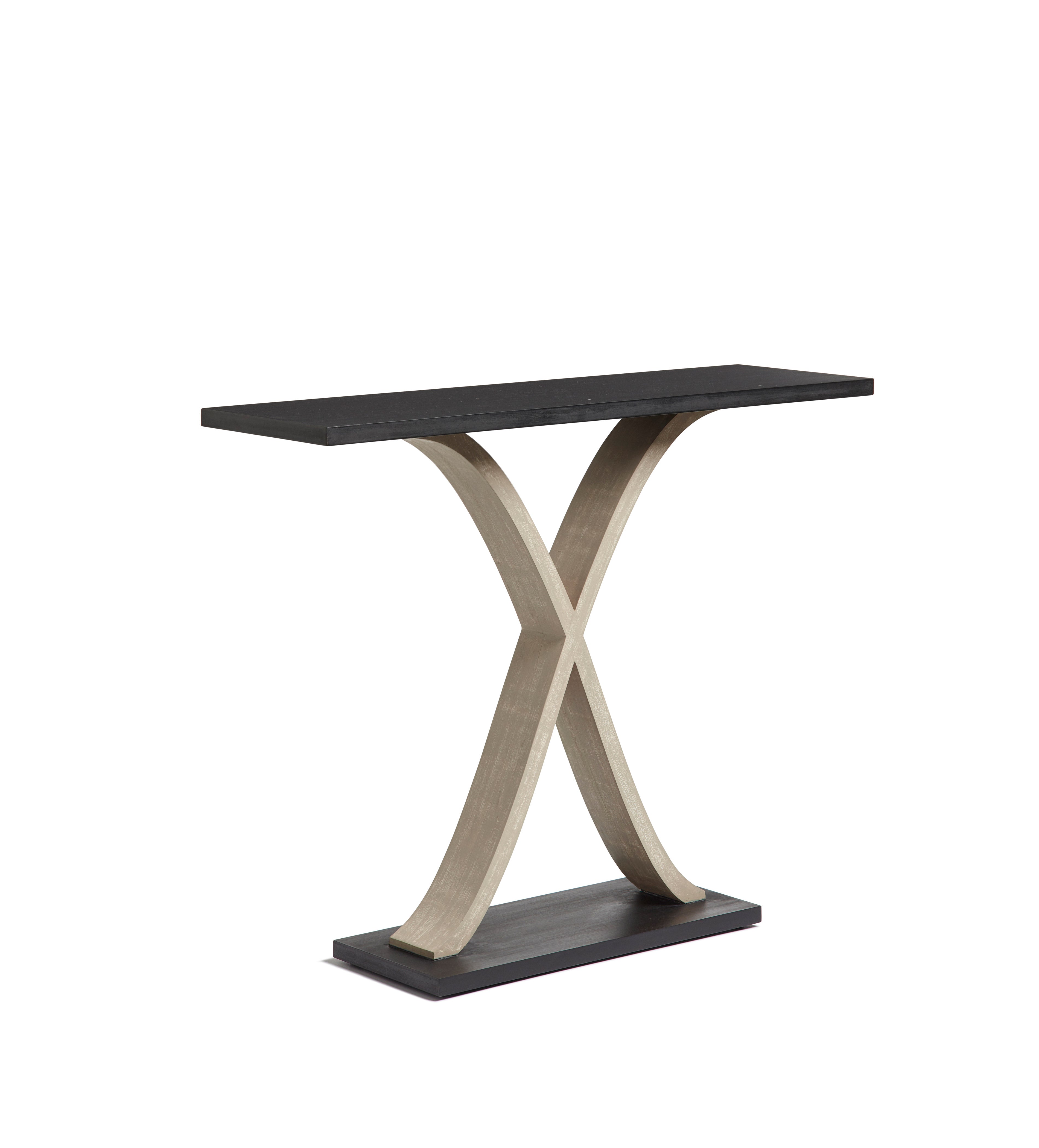 Xavier Console Table - Dark Grey | OKA