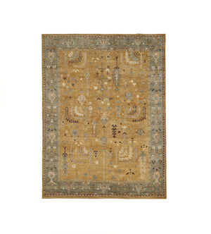 Zahra Rug 274x366cm - Ochre Yellow | OKA